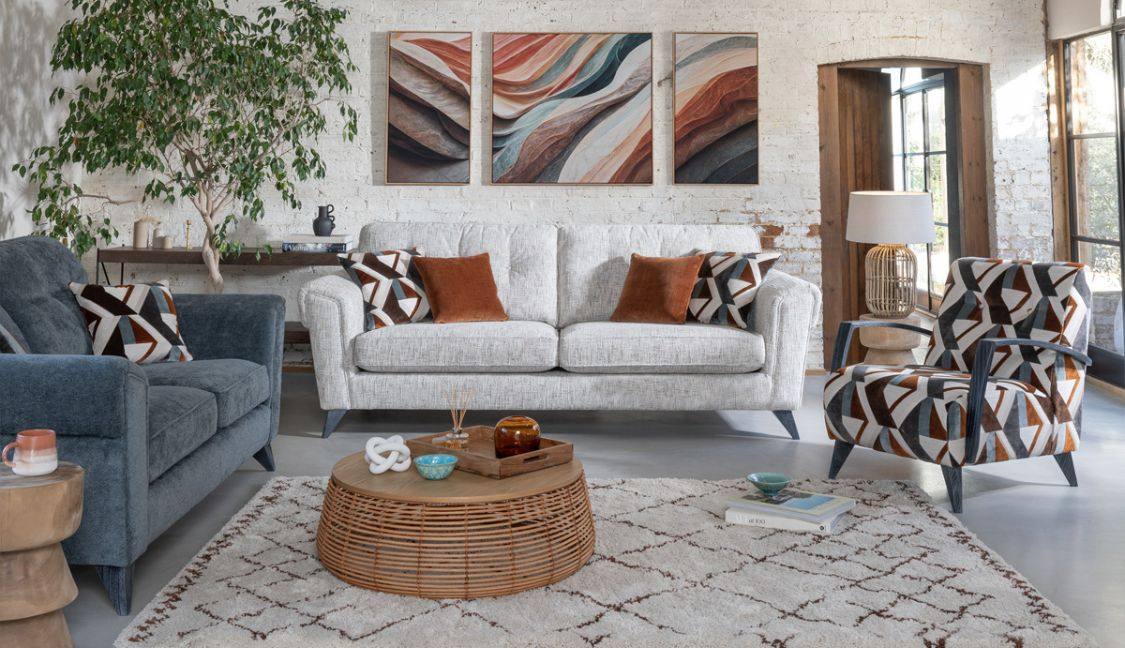 Two seater sofa and two chairs store